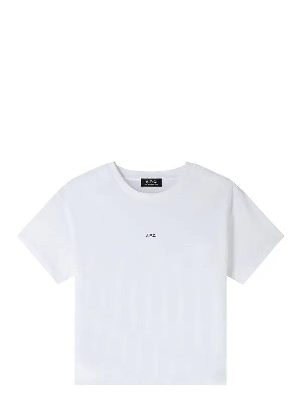 A.p.c. Micro Logo Boxy T-shirt - White