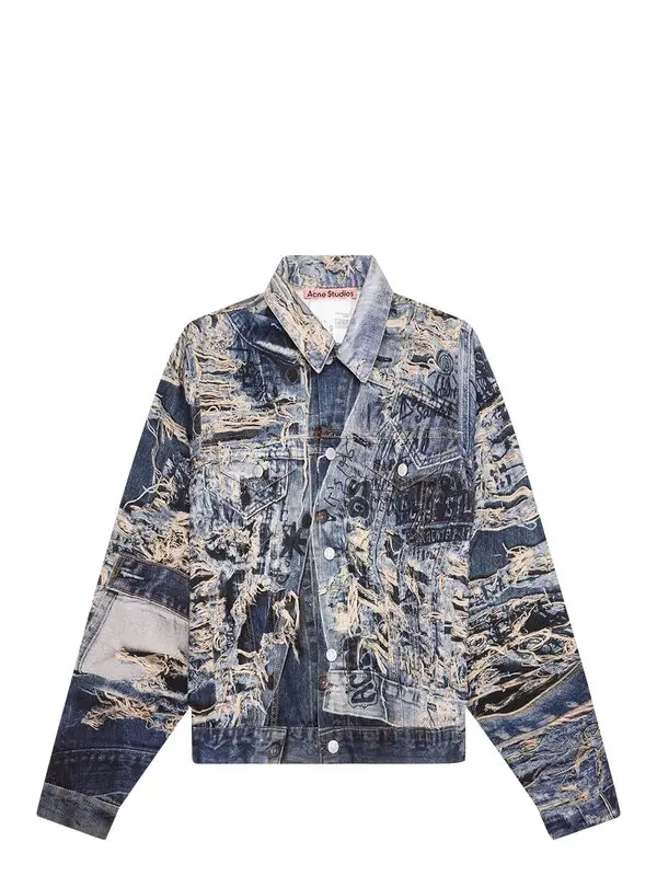 Acne Studios Windbreaker Jacket - Blue