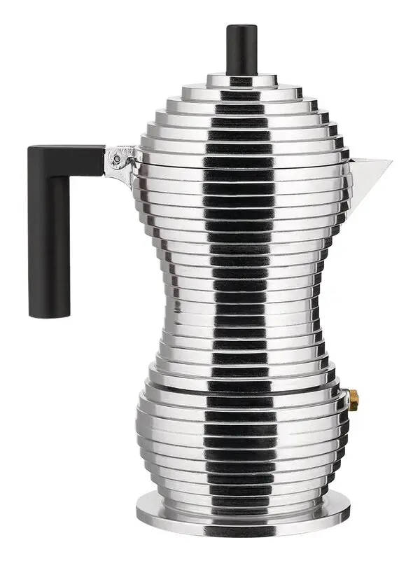 ALESSI Pulcina Espresso Coffee Maker Michele De Lucchi For - Silver