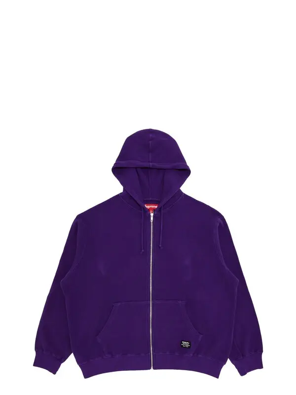 Supreme Hooded Zip-up Thermal - Purple