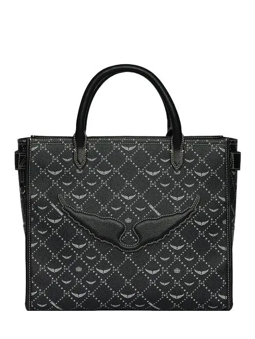 Zadig&Voltaire Angel Monogram Tote Bag - Black