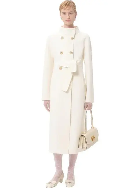 Valentino Garavani Compact Drap Coat - Neutral