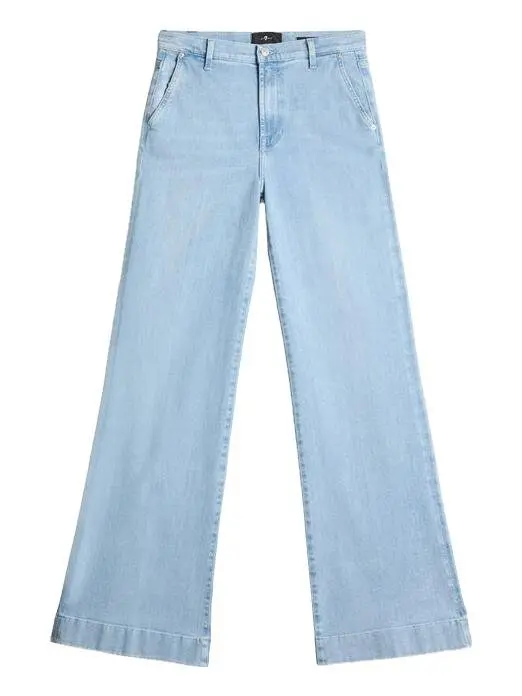 7 For All Mankind Slim Illusion Modern Dojo Trousers - Denim
