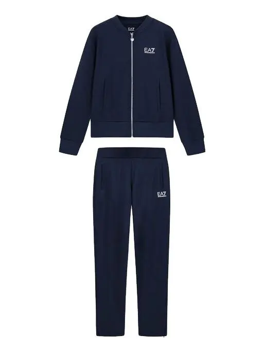 EA7 Tennis Pro Tracksuit In Ventus7 Technical Fabric - Blue / Navy