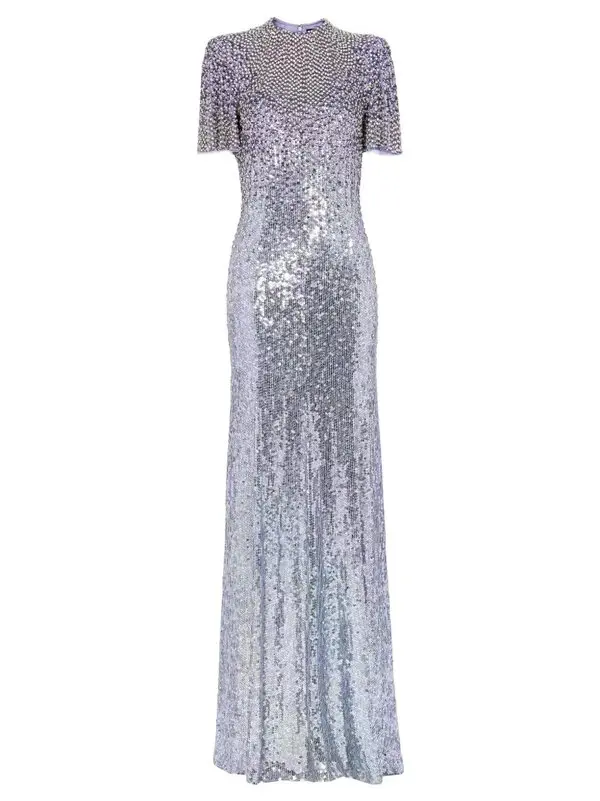 Jenny Packham Jourdain Maxi Dress - Purple