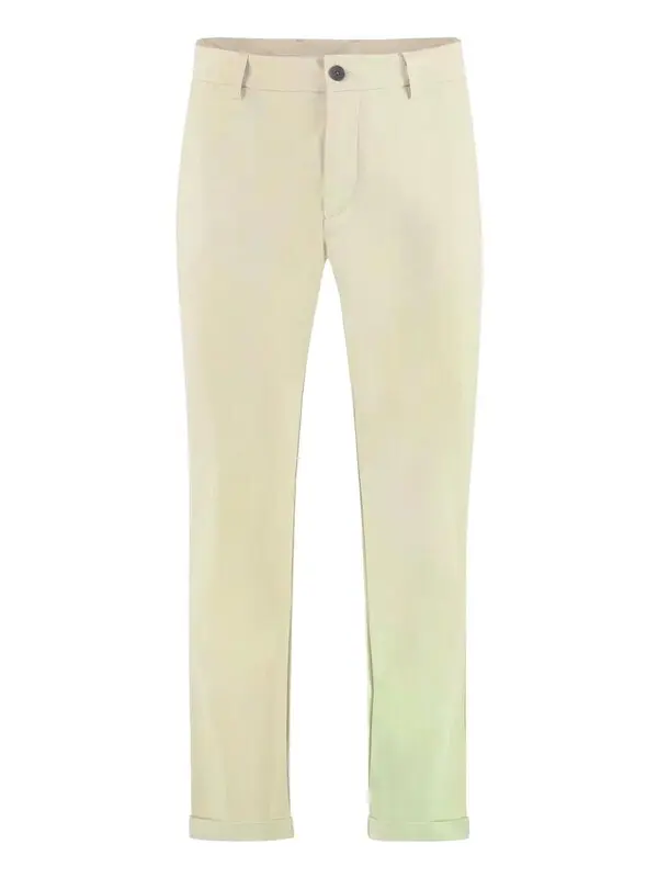 THE (ALPHABET) Tailored Cuffed Trousers - Neutrals