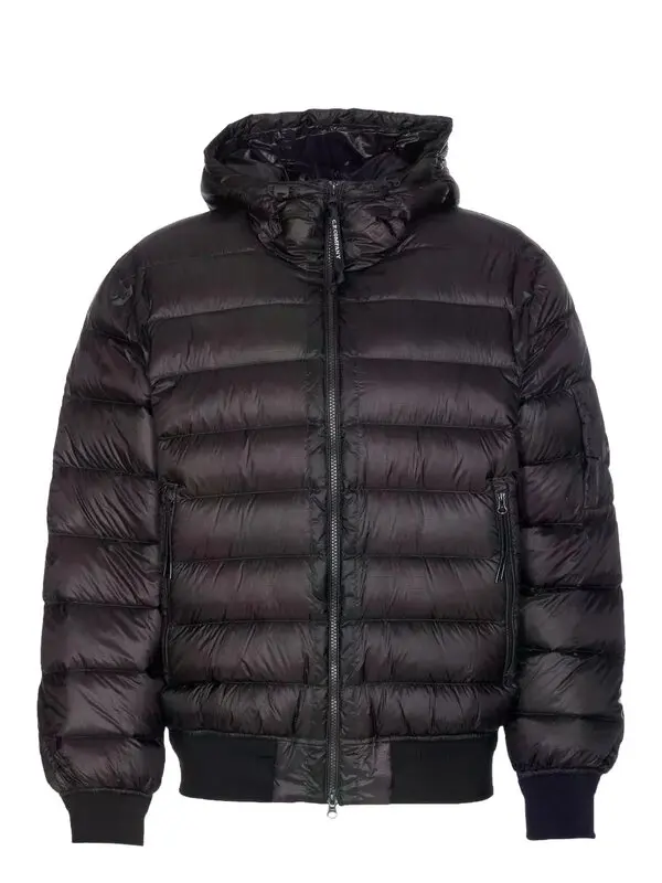 C.P. COMPANY Hooded Padded Coat - Black