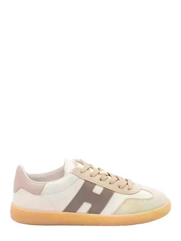 Hogan Panelled Sneakers - Neutrals