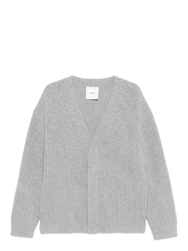 Nanushka Wool-cashmere Cardigan - Grey