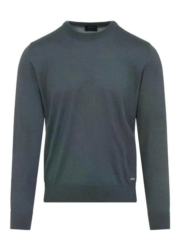 Brioni Crew-neck Cashmere Sweater - Blue