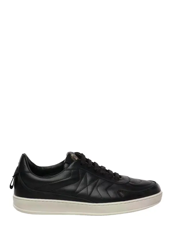GIULIANO GALIANO Dynasty Quilted Lace-up Sneakers - Black