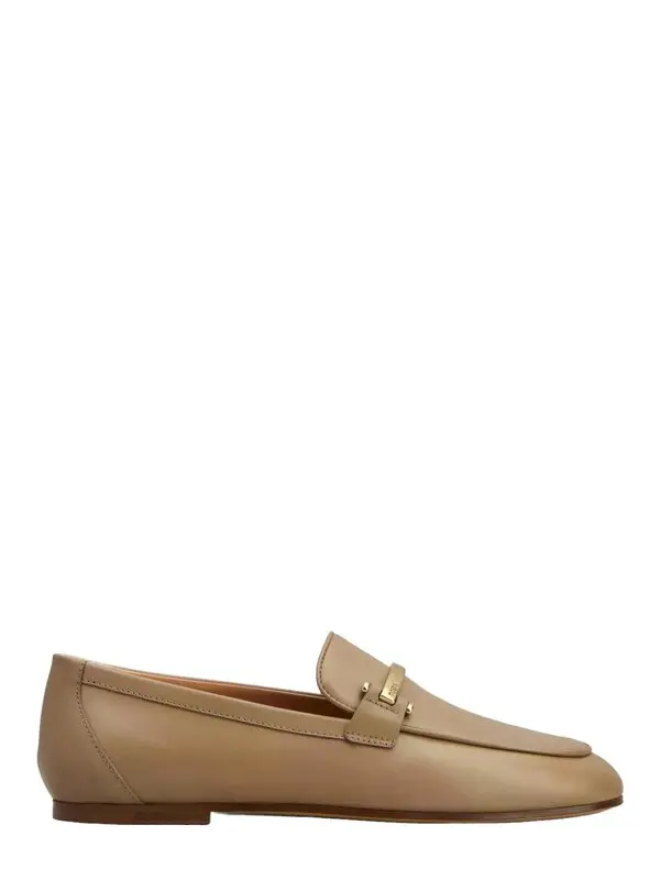 TOD'S Leather Loafers - Neutrals