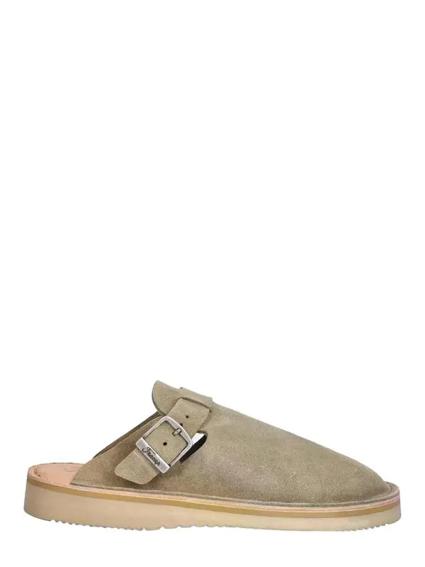FRACAP Suede Mules - Neutrals