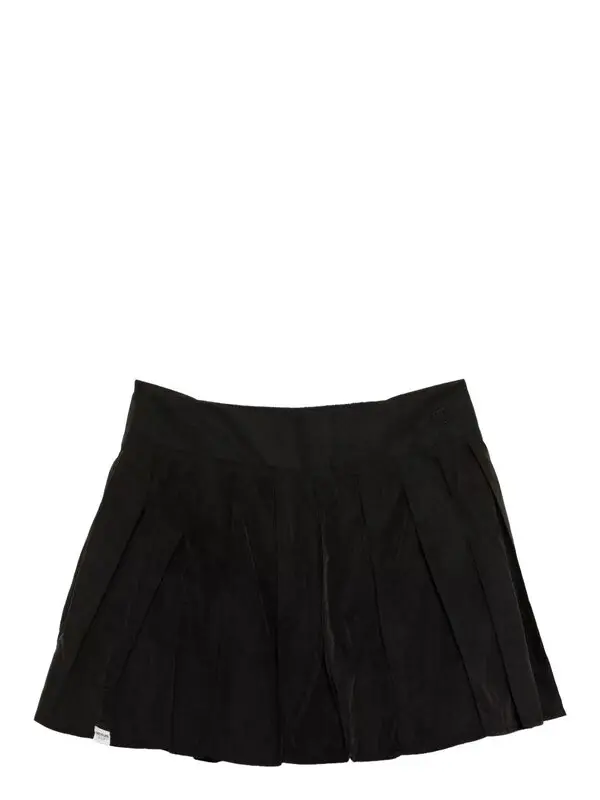 CHOCOOLATE Pleated Skirt - Black