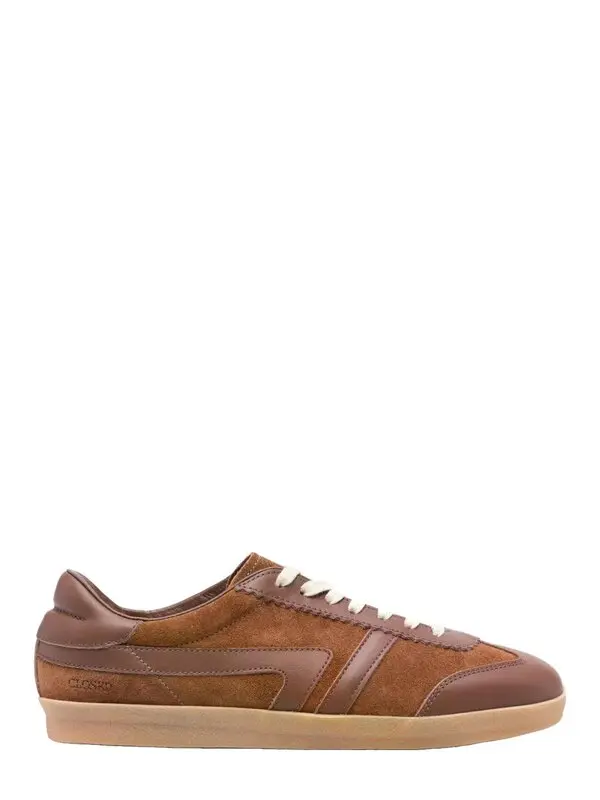 Closed Panelled Sneakers - Brown