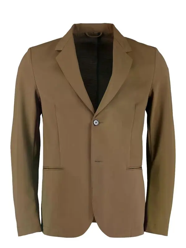 THE (ALPHABET) Two-button Blazer - Brown