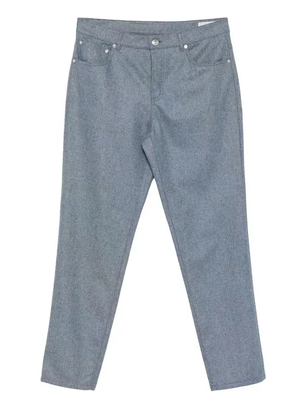 Brunello Cucinelli Straight-leg Trousers - Blue