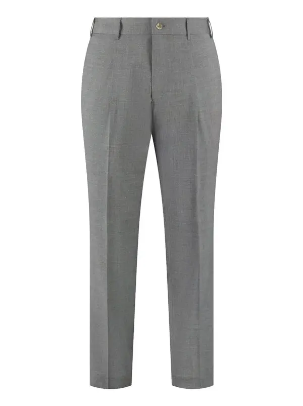 THE (ALPHABET) Elasticated Tailored Trousers - Grey
