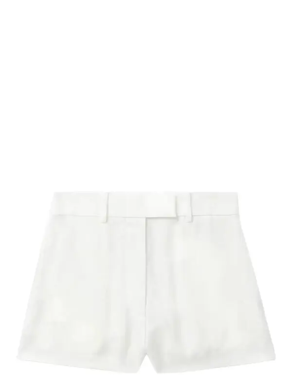 Helmut Lang High-waisted Tailored Shorts - White