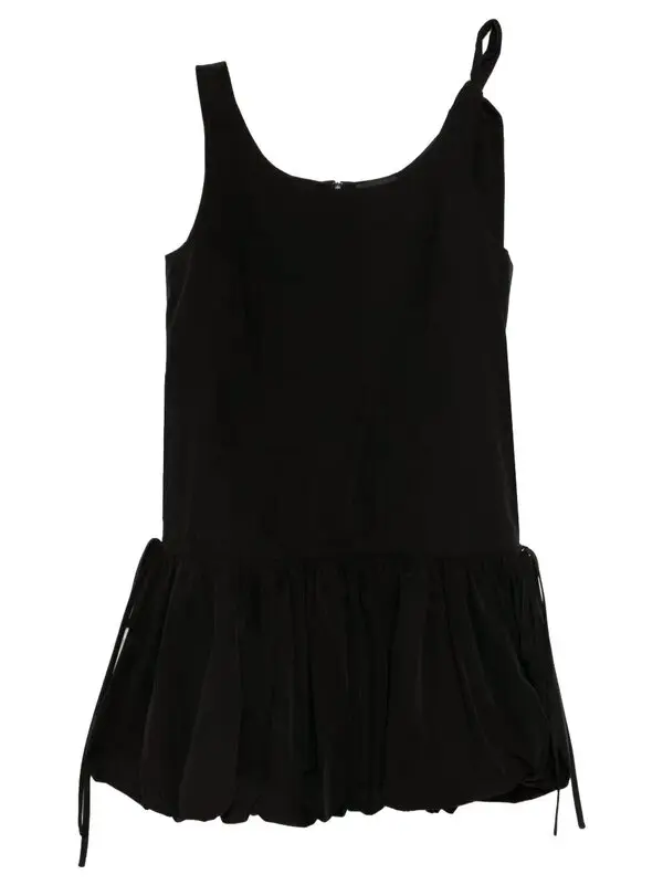 TOUT A COUP Gathered-detailing Dress - Black