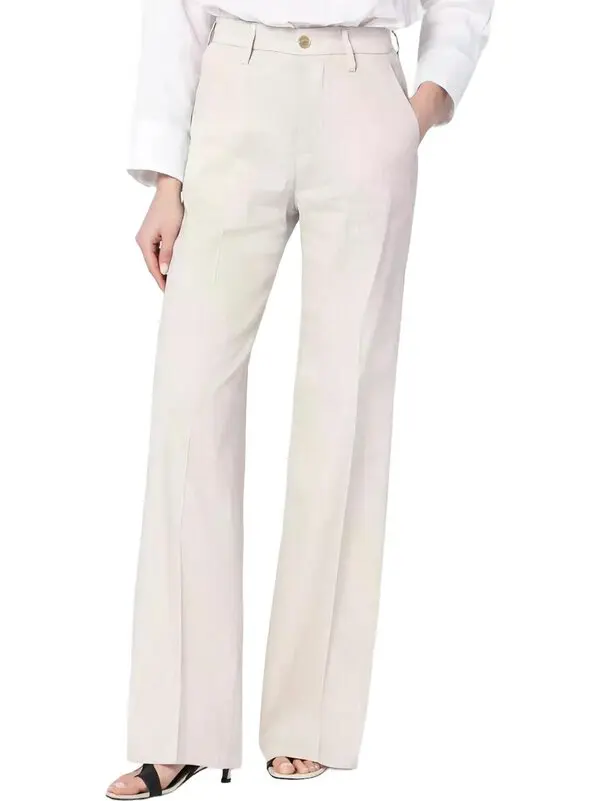DEPARTMENT 5 High-waisted Palazzo Trousers - Neutrals