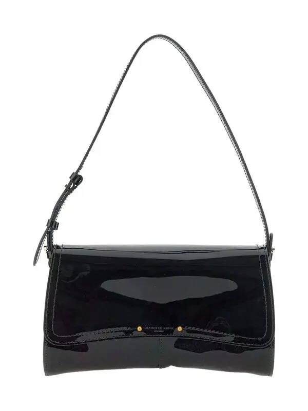 GIANNI CHIARINI Flap Shoulder Bag - Black