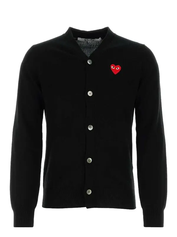Play Comme Des Garcon Cardigan - Black