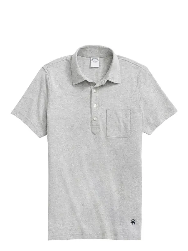 Brooks Brothers Embroidered Polo Shirt - Grey