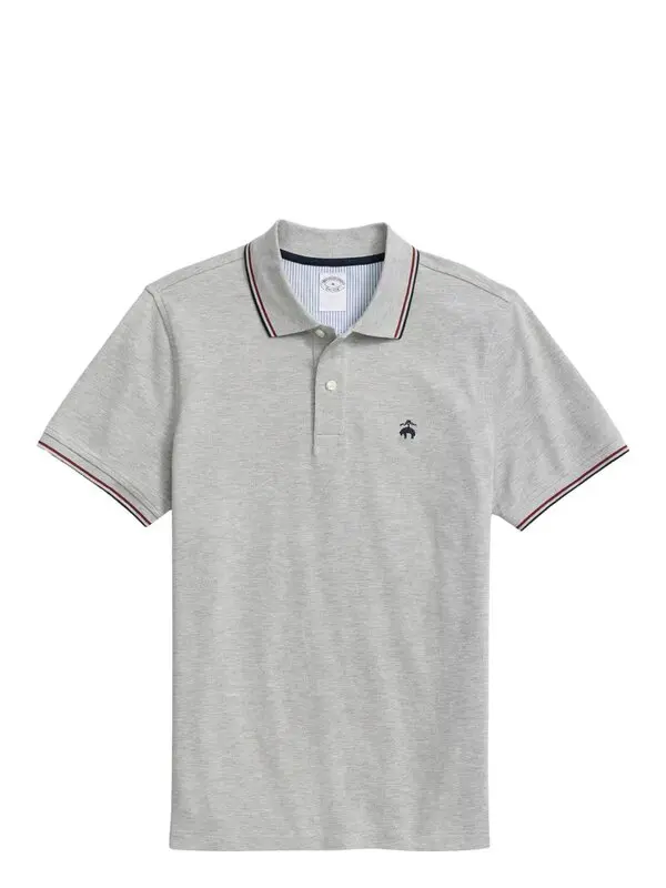 Brooks Brothers Logo-embroidered Polo Shirt - Grey