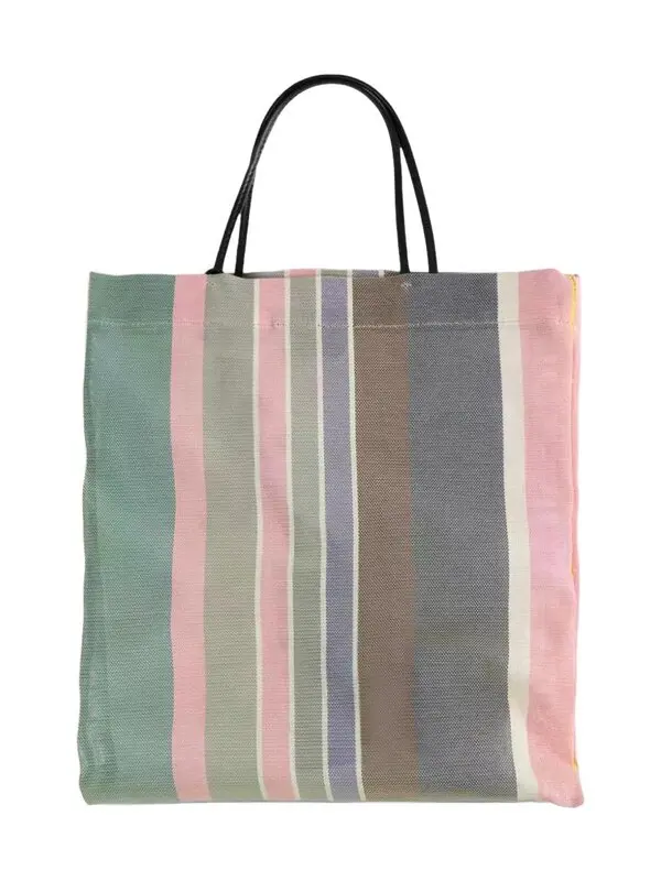 THE ROW Mini Barn Striped Tote Bag - Pink