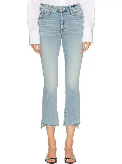 MOTHER The Insider Crop Step Fray - Beaming