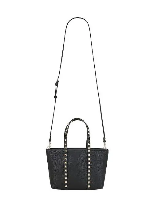 Valentino Garavani Rockstud Mini Tote Bag - Nero