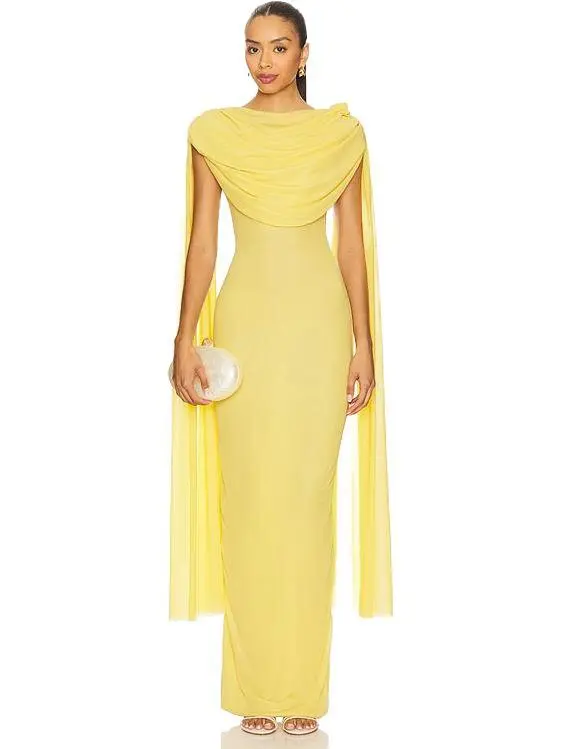 MAYGEL CORONEL Batista Dress - Yellow