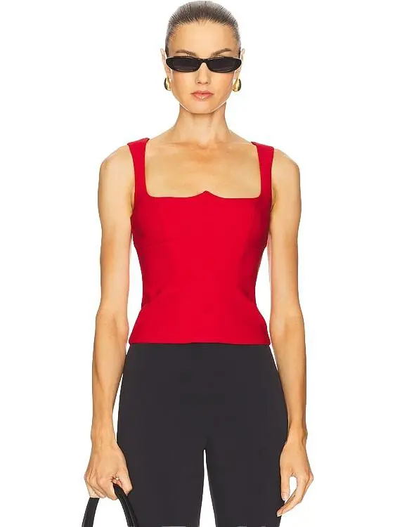 CAMILA COELHO Antonella Top - Red