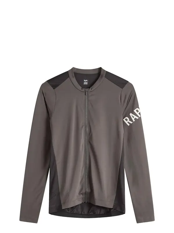 Rapha Pro Team Long Sleeve Lightweight Jersey - Dark Grey/black