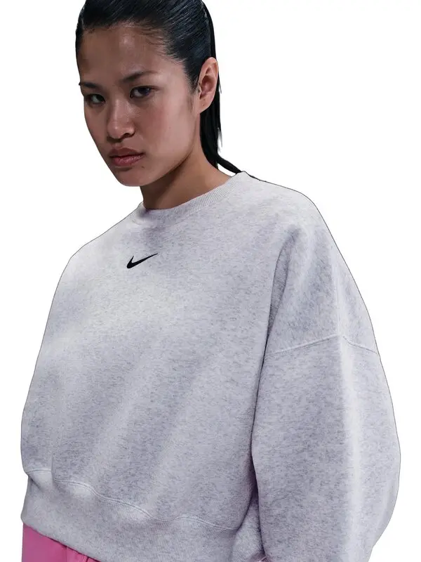 Nike Sportswear Phoenix Fleece Over-oversized Crew-neck Sweatshirt - Brown