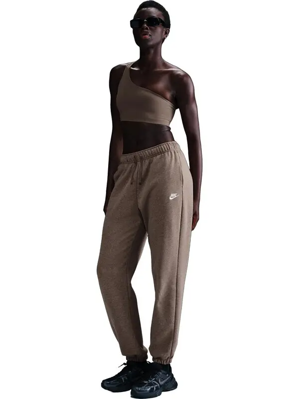 Nike Sportswear Club Fleece Mid-rise Oversized Sweatpants - Brown