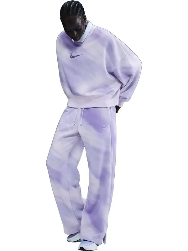 Nike Sportswear Phoenix Fleece High-waisted Sweatpants - Purple