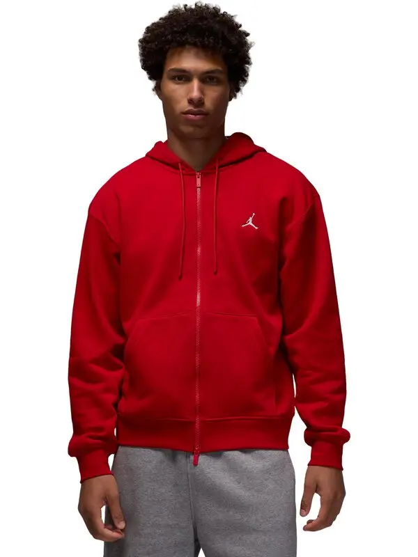 JORDAN Brooklyn Fleece Full-zip Hoodie - Red