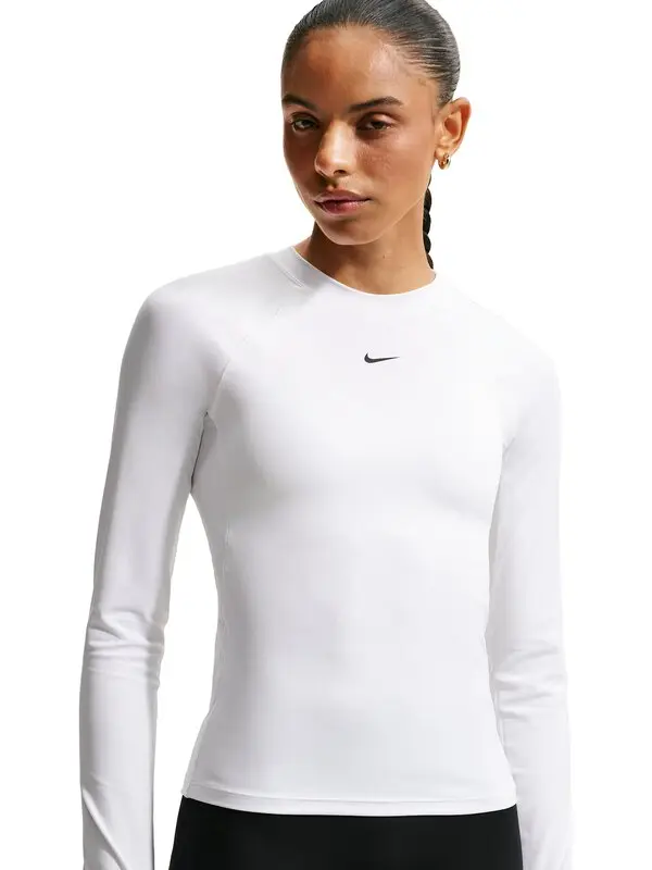 Nike Pro Dri-fit Long-sleeve Top - White