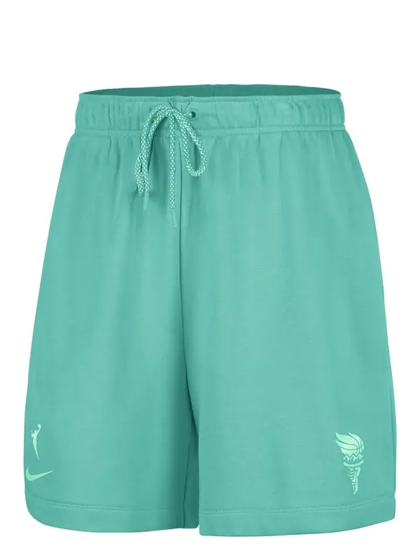 Nike New York Liberty Wnba 6" Fleece Shorts - Green