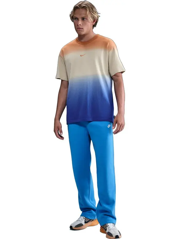 Nike Club Open-hem Fleece Pants - Blue