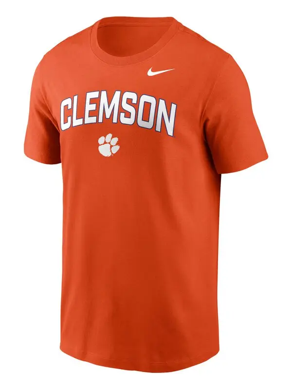 Nike Clemson Primetime Arch Stack College T-shirt - Orange