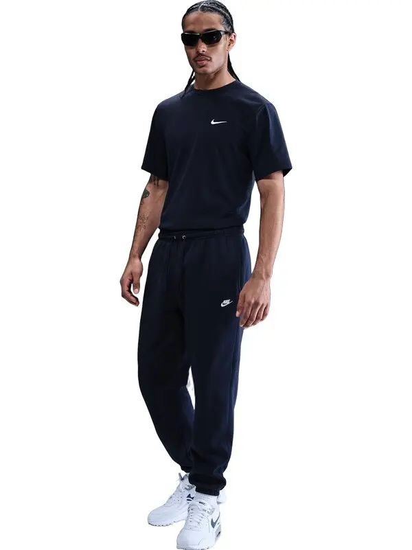 Nike Club Cuffed Brushed Fleece Pants - Blue
