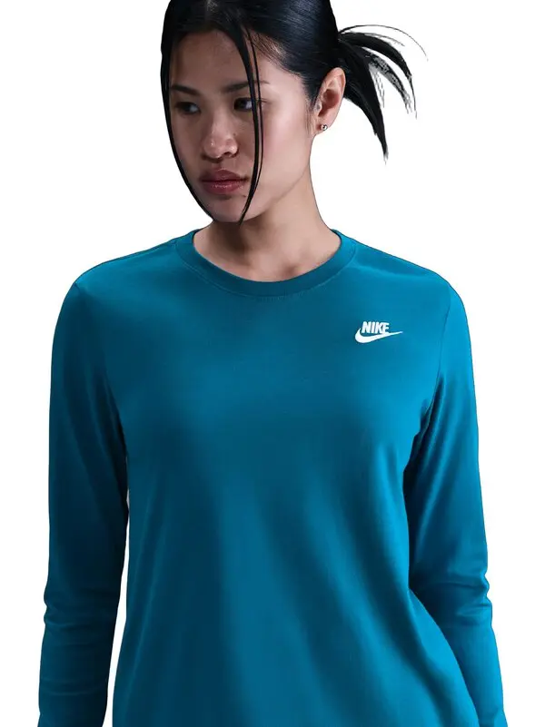 Nike Sportswear Club Long-sleeve T-shirt - Blue