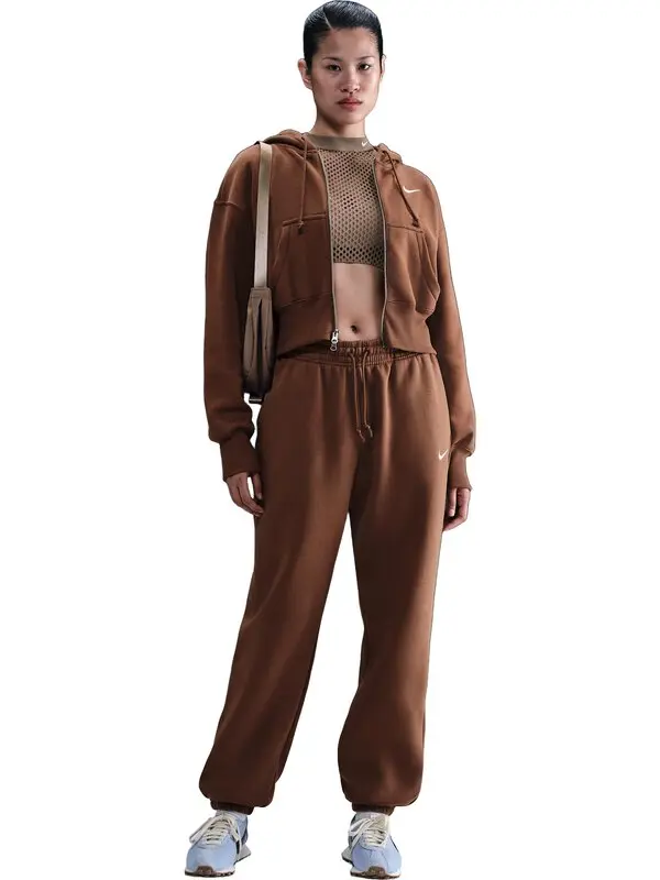 Nike Sportswear Phoenix Fleece High-waisted Oversized Sweatpants - Brown
