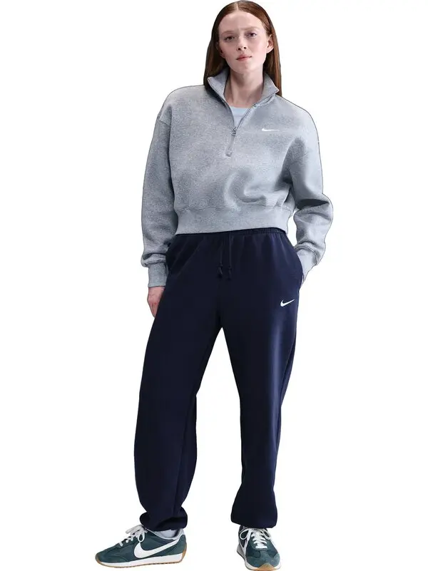 Nike Sportswear Phoenix Fleece High-waisted Oversized Sweatpants - Blue