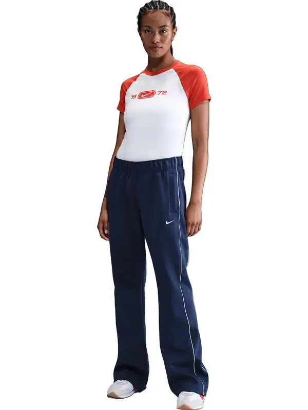 Nike Sportswear Windrunner Mid-rise Slim Knit Pants - Blue