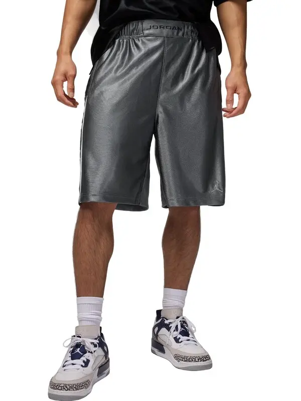 JORDAN Brooklyn Cat Scratch Shorts - Grey