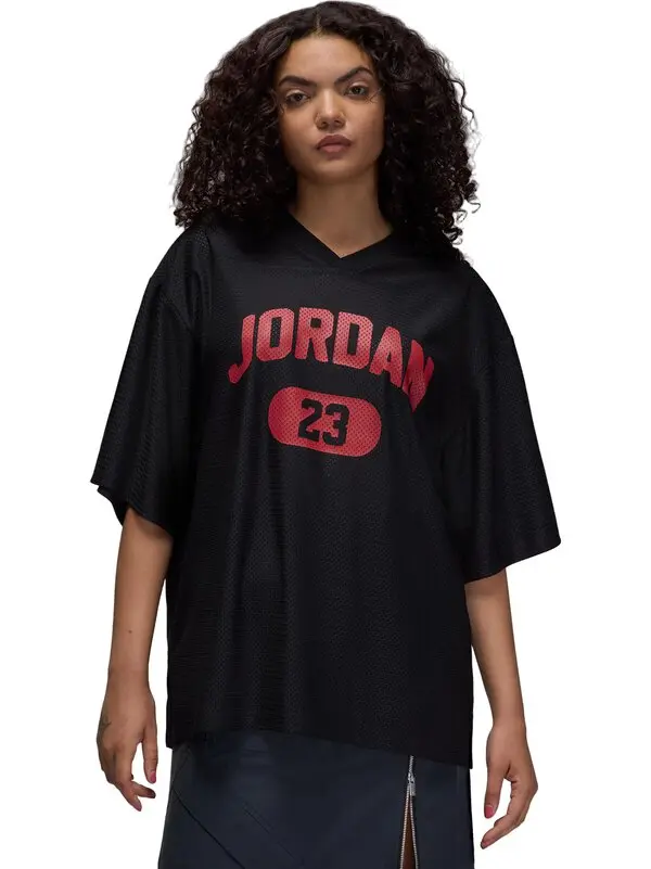 JORDAN Brooklyn Mesh Jersey - Black
